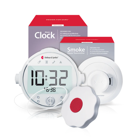 Bellman Symfon Alarm Clock Bed Shaker Smoke Detector Combination ...