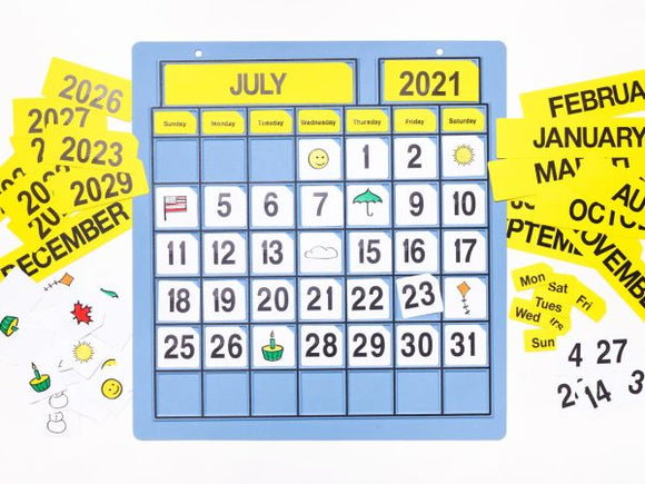 Classroom Calendar Kit, English Edition – Canadian Assistive ...