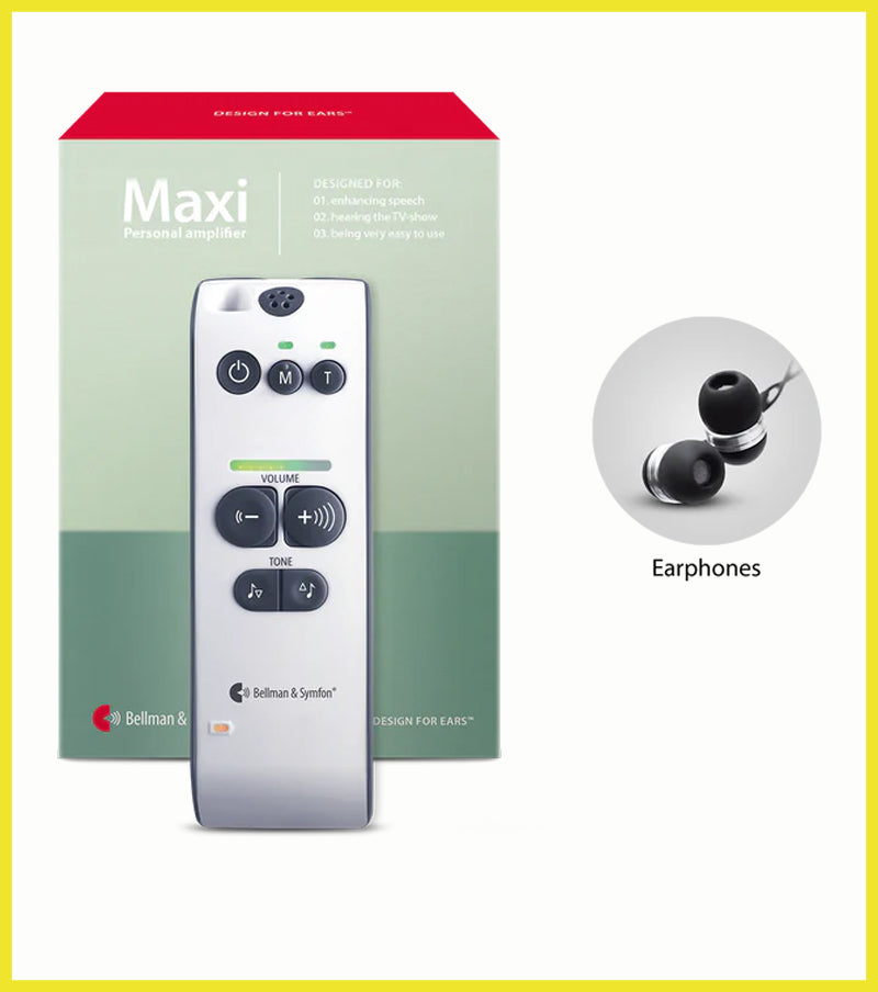Maxi Classic Personal Amplifier (incl earbuds) – Canadian Assistive ...