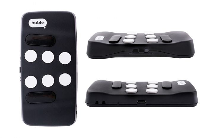Hable One Braille Keyboard – Canadian Assistive Technologies Ltd.